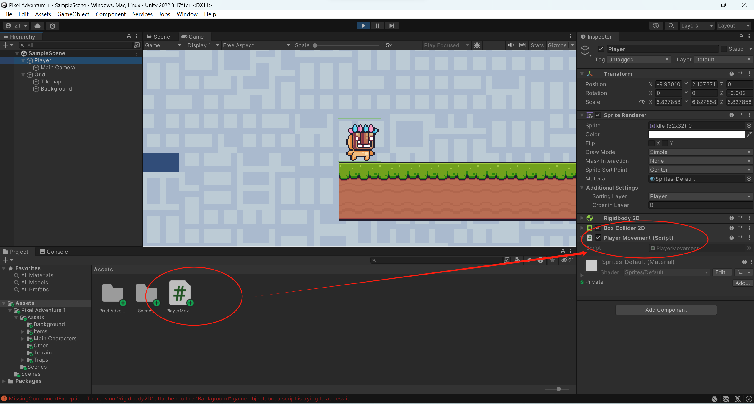 Unity入门实战（Pixel Adventure 1）- 3_getcomponent ().velocity=new vector3(0-CSDN博客