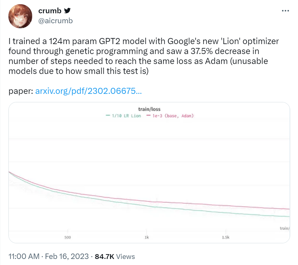 涨点神器！超越Adam！谷歌提出Lion炼丹优化器，内存更小、效率更高！-CSDN博客