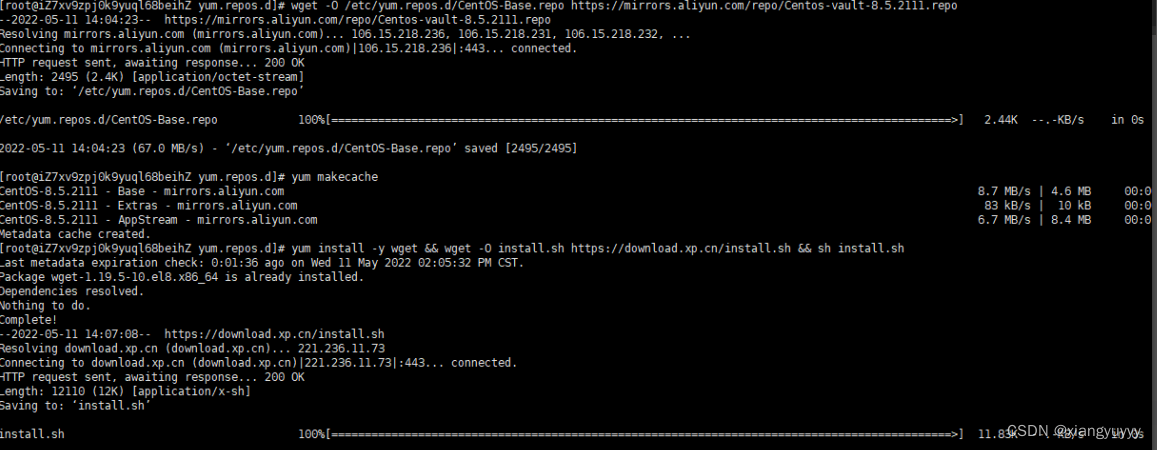 Centos8使用yum安装时出现报错：Errors during downloading metadata for repository ‘AppStream‘的处理-CSDN博客