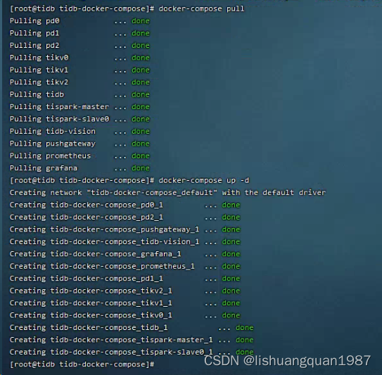 使用docker compose安装tidb_docker compose 安装tidb-CSDN博客