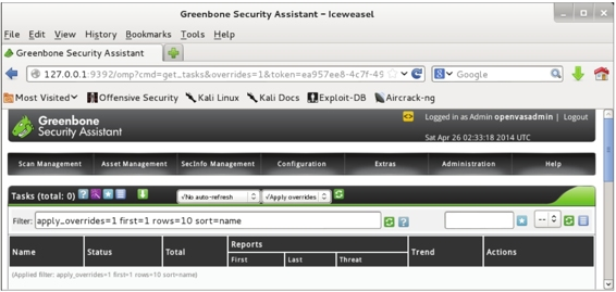 Web安全学习笔记之Openvas配置,使用,报告-CSDN博客