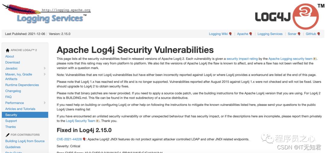 记录一下 Apache Log4j 远程代码注入漏洞_apache log4j code inject-CSDN博客