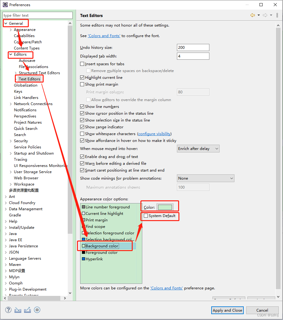 win10 eclipse左边栏（项目栏）背景色和编辑区背景色设置_eclipse 左侧导航栏背景色-CSDN博客