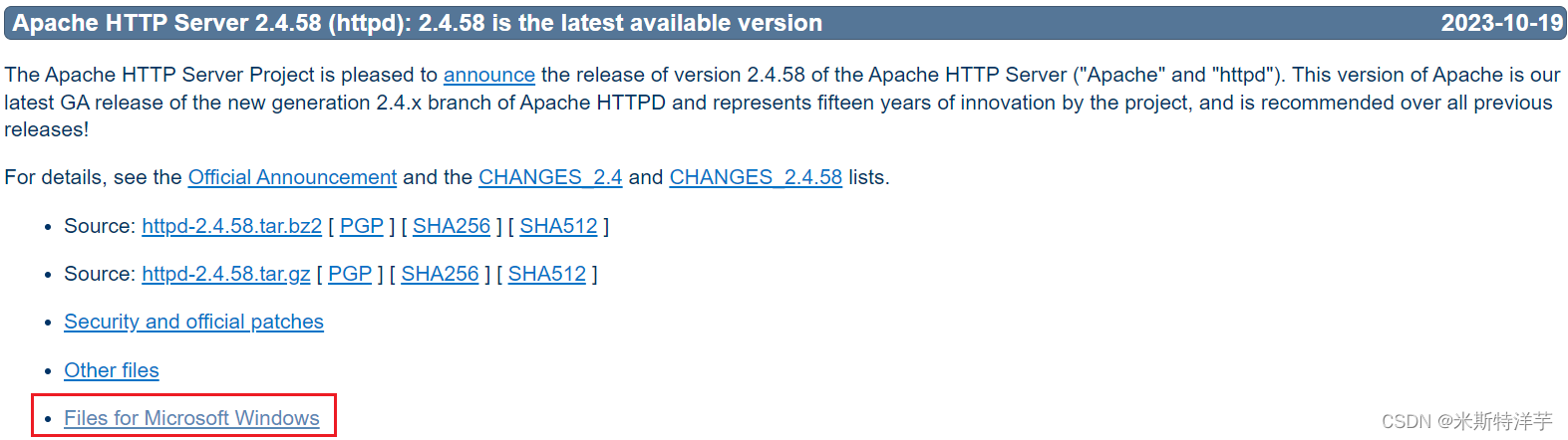 WindowsServer安装Apache_windows server安装apache-CSDN博客