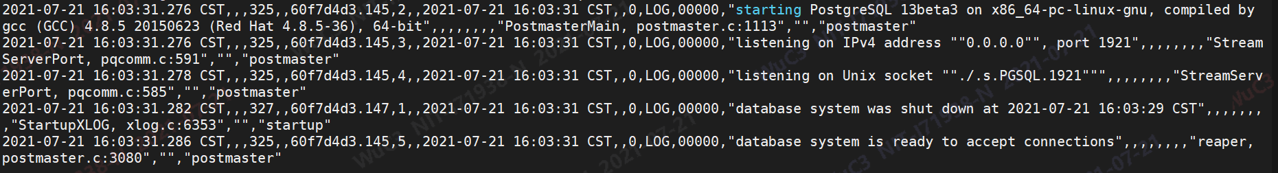 从数据库启动日志看PostgreSQL的崩溃恢复_postgresql利用wal日志恢复 创建recovery文件启动失败-CSDN博客