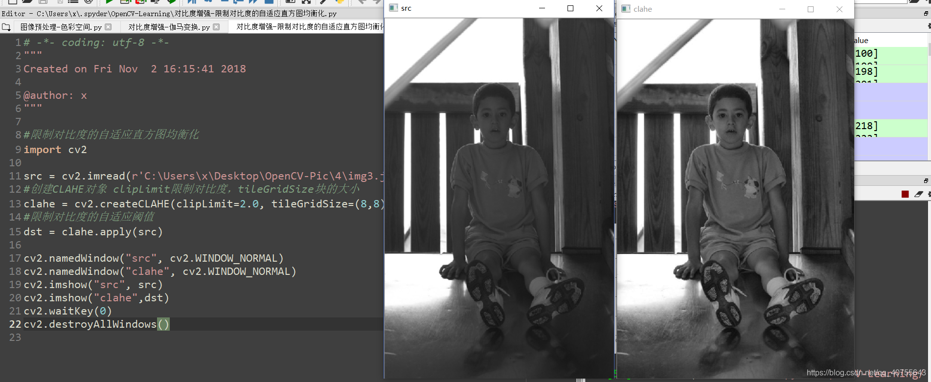 Opencv Python 4 对比度增强python Opencv增强对比度 Csdn博客 