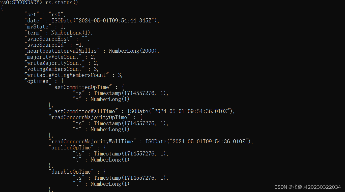 mongodb教程10 副本集_mongod --replset rs0 --port 27017-CSDN博客