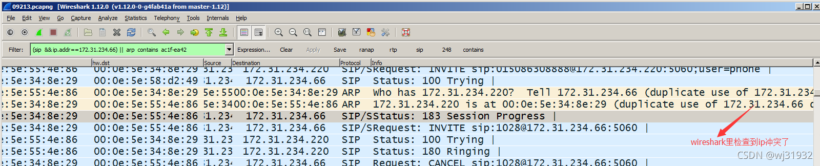 Wireshark: Duplicate Use Of Ip Detected – YLEAV