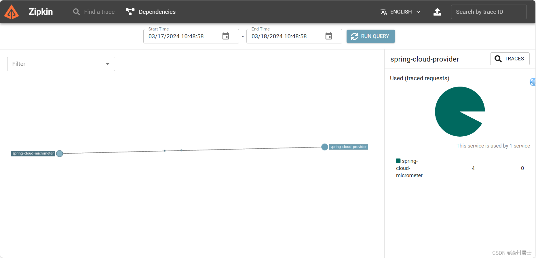 SpringCloud搭建微服务之Micrometer分布式链路追踪_spring boot 整合micrometer日志链路追踪-CSDN博客