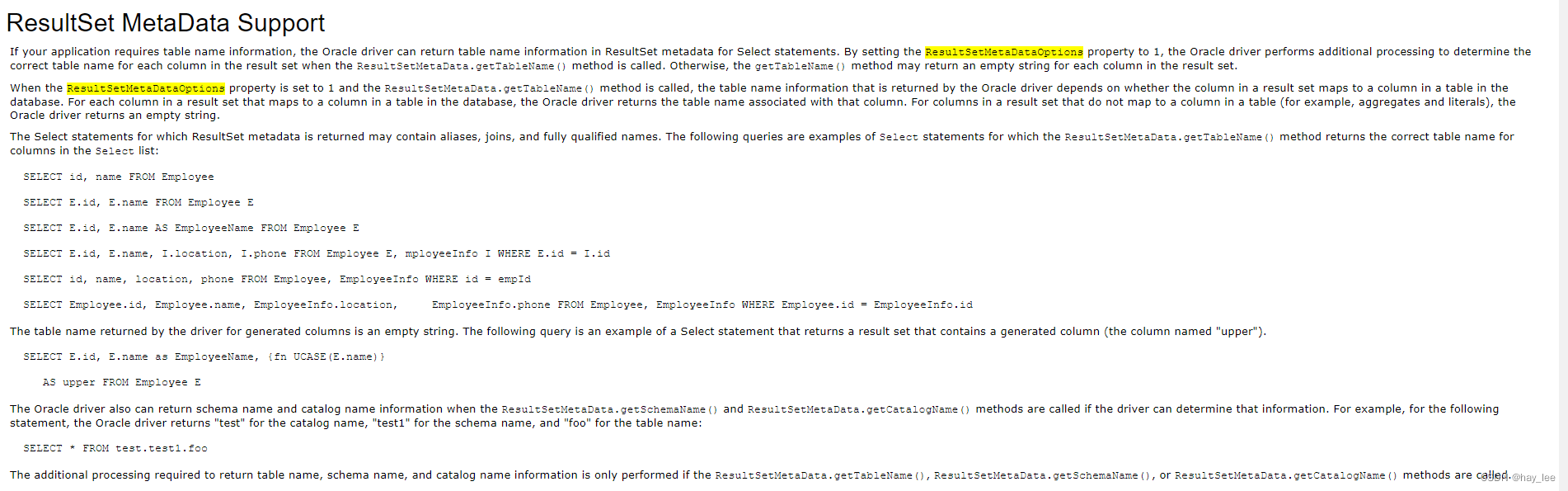 jdbc ResultSetMetaData获取tableName问题_resultsetmetadataoptions-CSDN博客