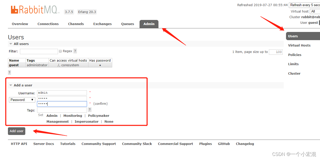 RabbitMQ集群的基础小实验_rabbitmq实验-CSDN博客