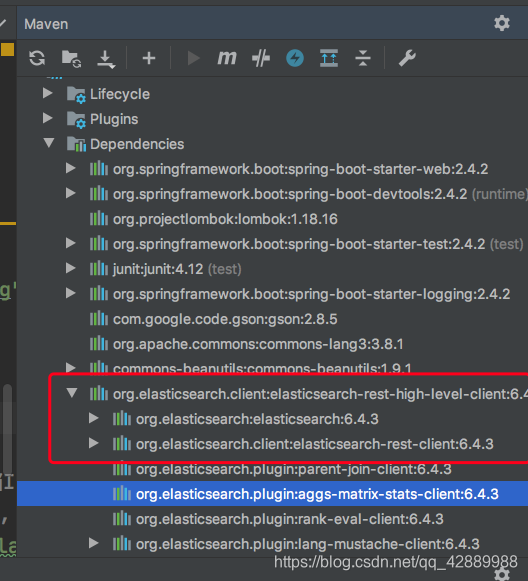 java.lang.NoClassDefFoundError: org/elasticsearch/client/RestHighLevelClient_org.elasticsearch ...