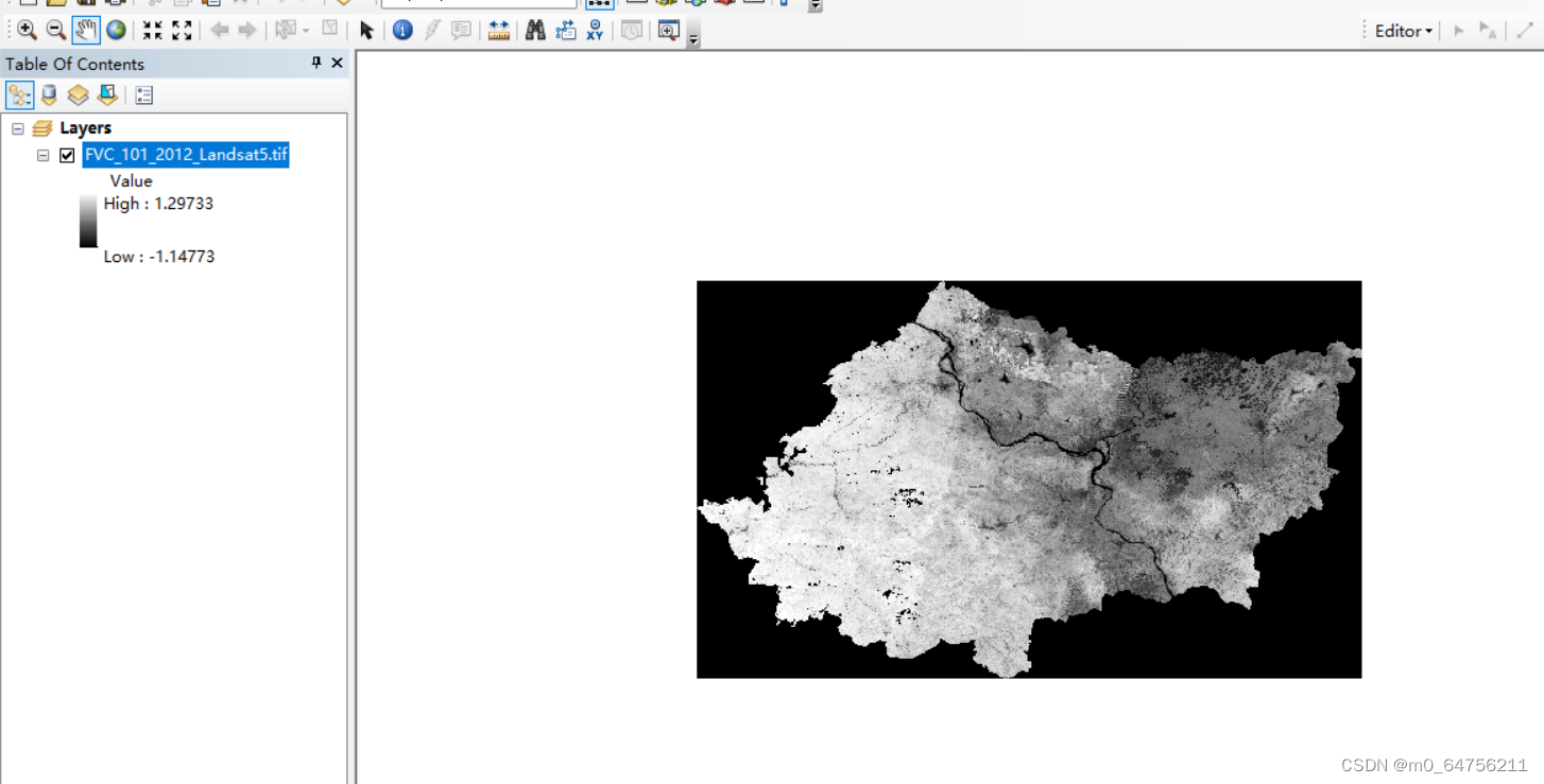 ArcMap中背景值设为0的方法_arcgis背景值设为0-CSDN博客