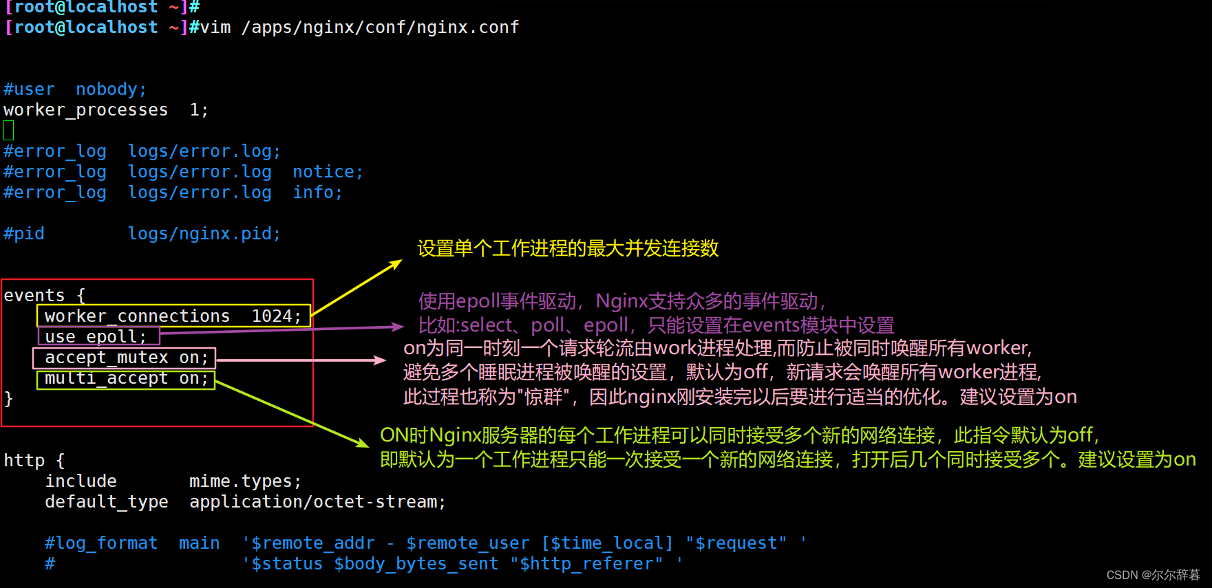 Nginx配置详细解释(全局配置及htpp模块)_nginx 子配置文件-CSDN博客