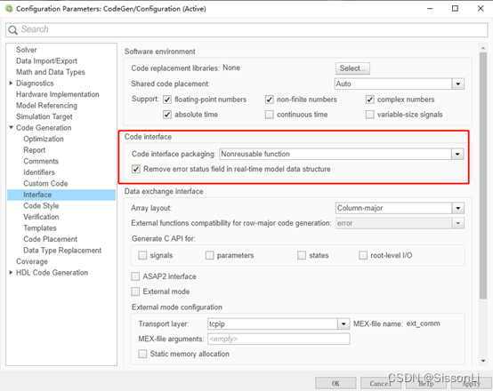 Simulink代码生成常用配置项及脚本修改_simulink solver configuration-CSDN博客