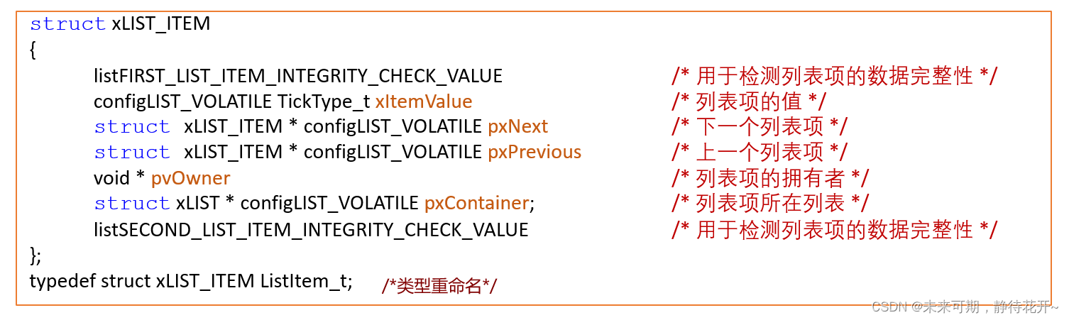 FreeRTOS基础（九）：FreeRTOS的列表和列表项_freertos list-CSDN博客
