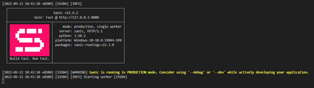 Sanic ——Python函数变成API的神器_sanic api-CSDN博客