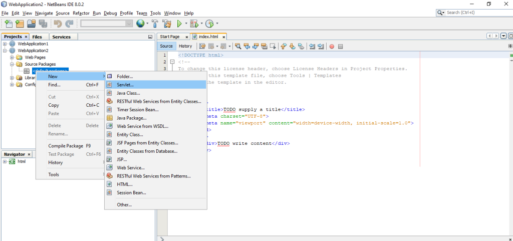 Netbeans IDE 中创建Servlet_netbeansweb中创建jsp和servlet项目-CSDN博客