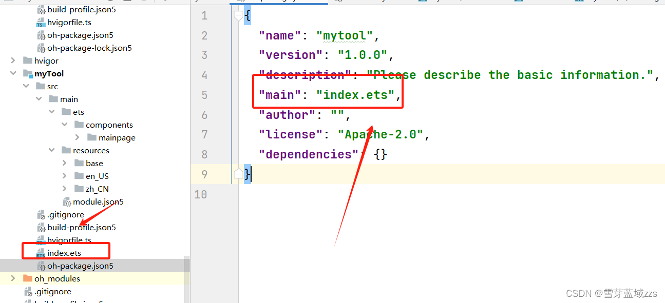 HarmonyOS har制作与引用_oh-package.json5 main-CSDN博客