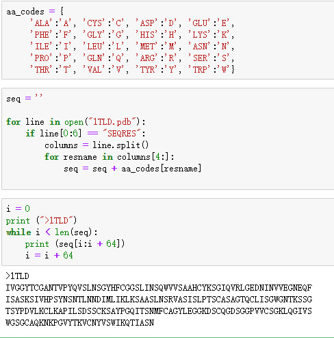 Python生物信息学②从PDB文件中提取蛋白序列_pytorch 蛋白pdb-CSDN博客