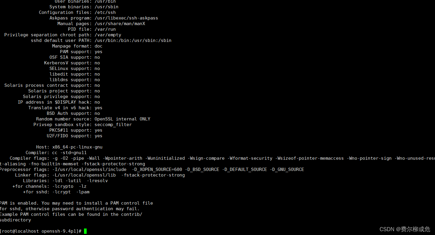 Centos 7.9 升级 OpenSSH 到 openssh-9.4p1及openssl-1.1.1k_openssh9.4下载-CSDN博客
