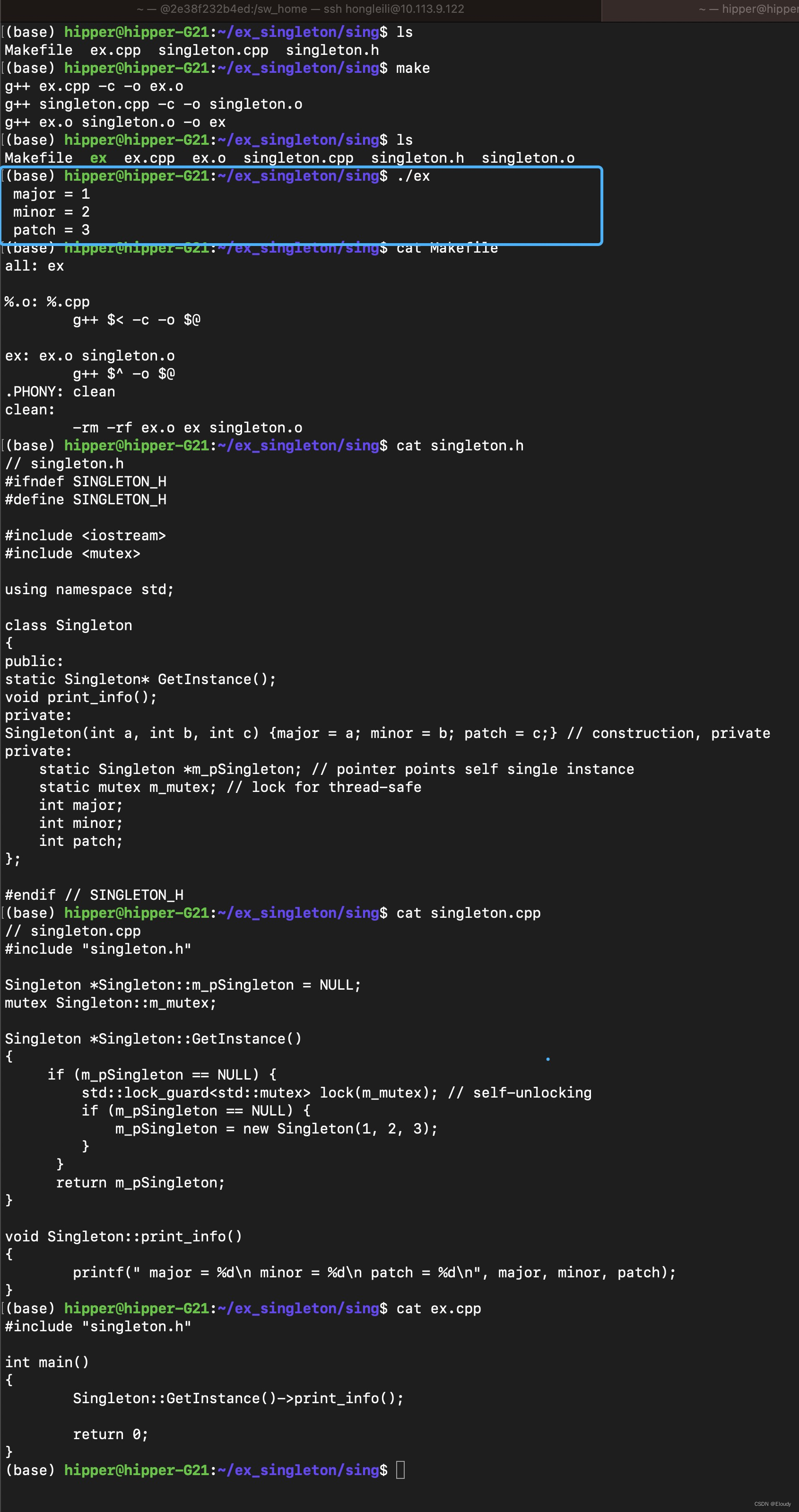 全局数据 与 singleton 类的选择-CSDN博客