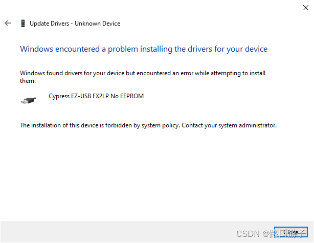 windows encountered a problem installing the drivers for your device-CSDN博客