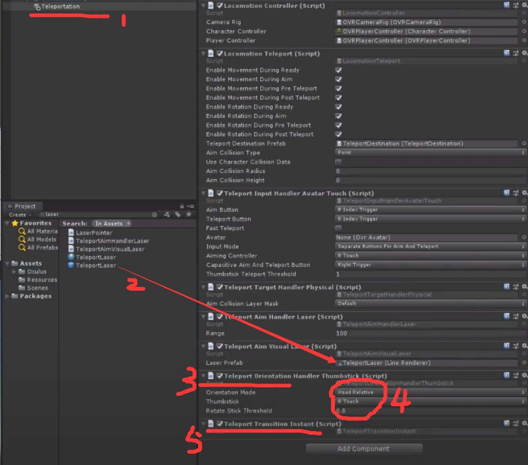 用oculus intergration在unity中实现传送_oculus 传送-CSDN博客