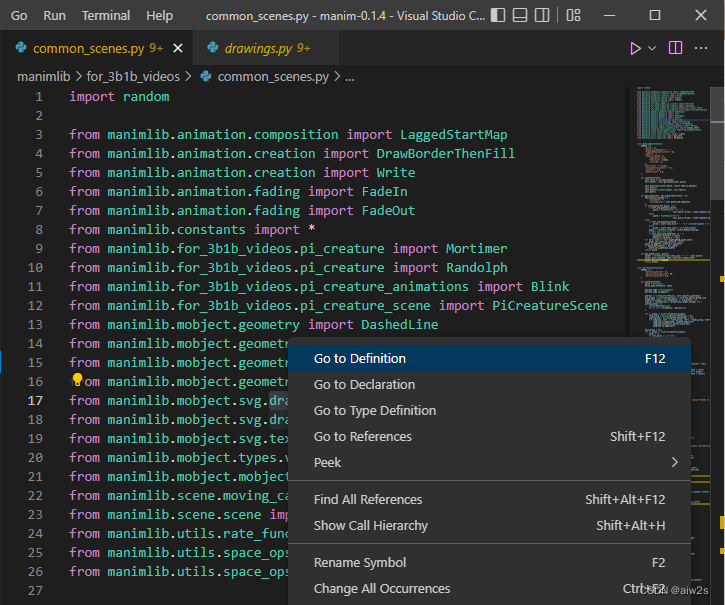 Manim文档及源码笔记-3b1b角色pi酱01_manim 3b1b-CSDN博客