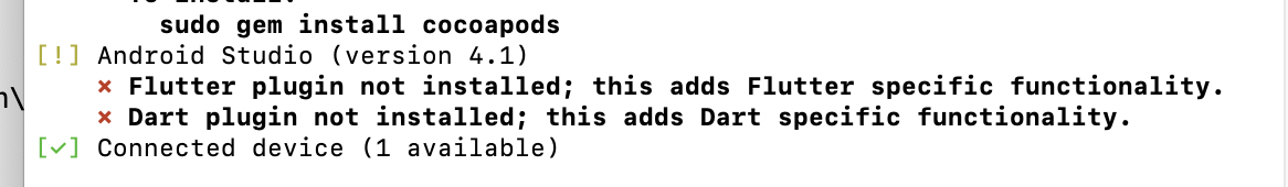 Android Studio4.1安装flutter及dart插件仍然提示未安装flutter插件 解决方案_requires plugin 'dart' to be installed-CSDN博客