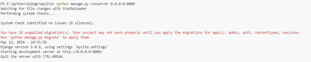Django5.0入门基本使用-CSDN博客