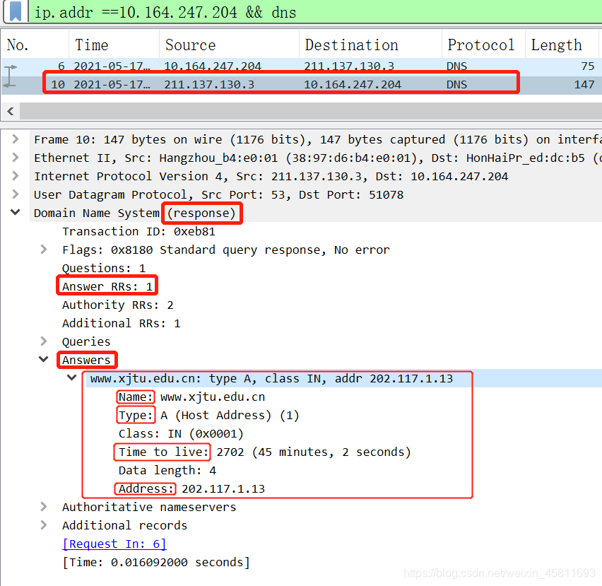 Wireshark Labs(3): DNS v7.0_wireshark lab: dns v7.0-CSDN博客