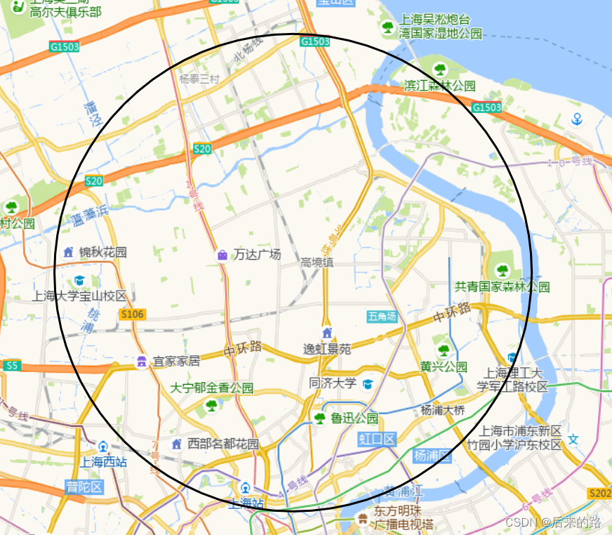 MapBoxGL.JS 画圆 （半径以米或千米为单位） 实现跟随地图缩放而缩放_turf.circle-CSDN博客