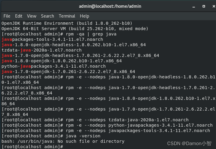 Linux系统卸载重装JDK_centos 卸载openjdk-CSDN博客