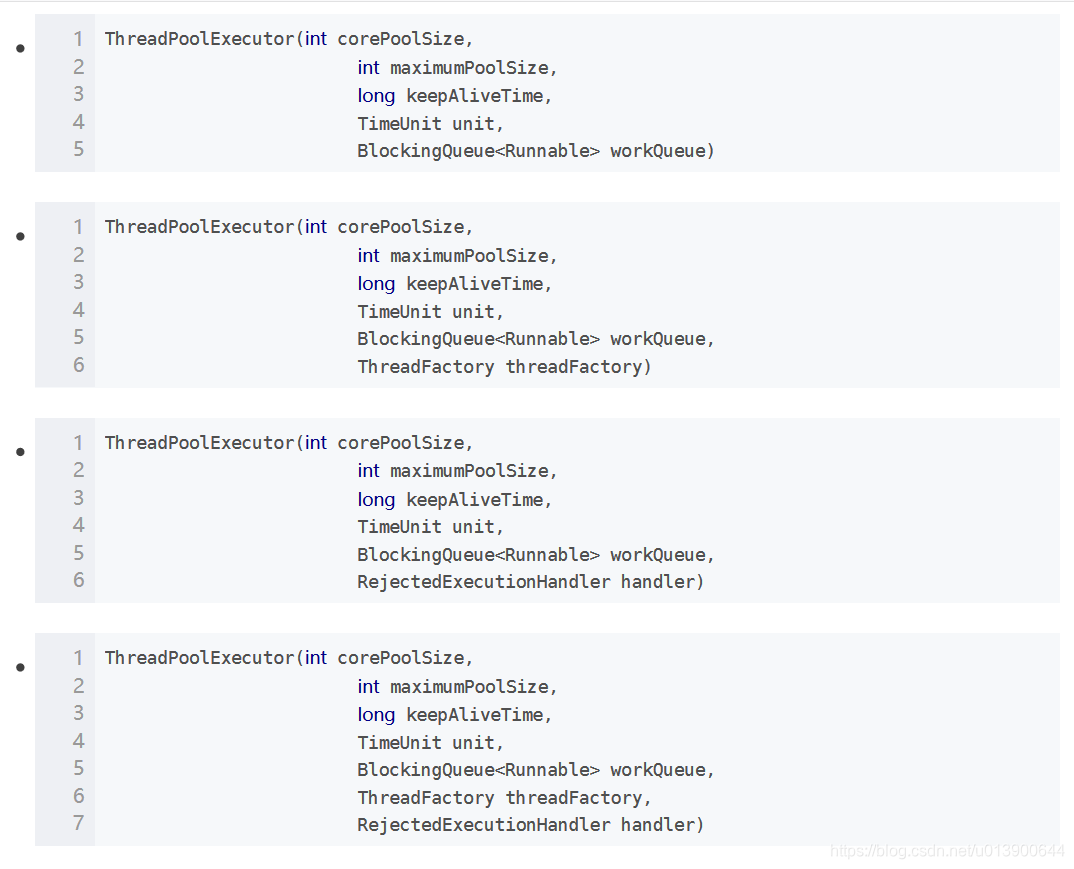 Java多线程-线程池ThreadPoolExecutor构造方法和规则_java threadpoolexecutor linkedblockingdeque队列数量-CSDN博客