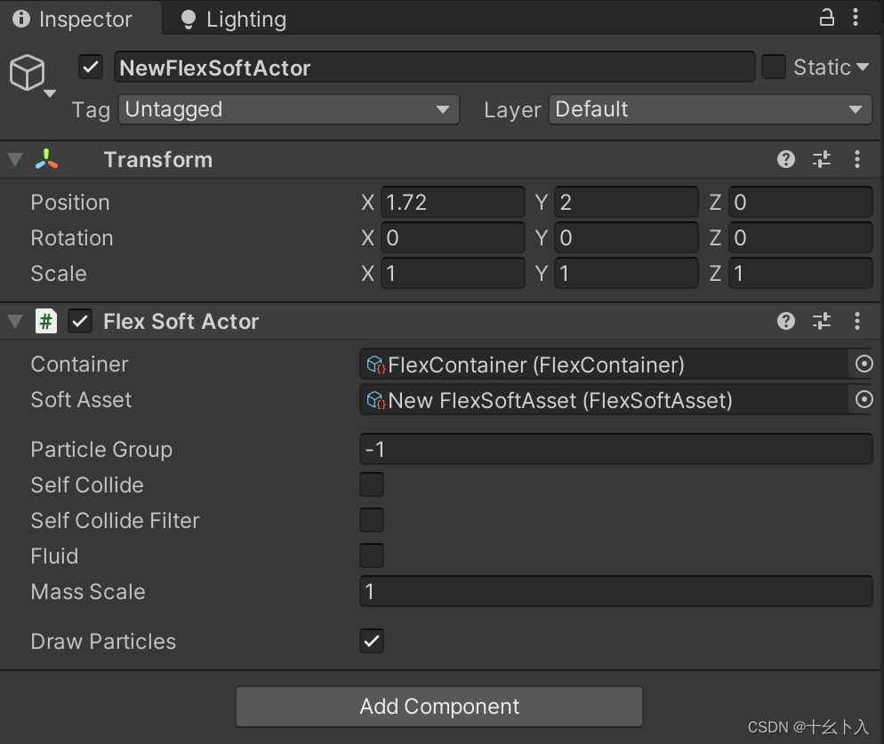 Unity 使用NVIDIA FleX for Unity插件实现制作软体、水流流体、布料等效果学习教程-CSDN博客