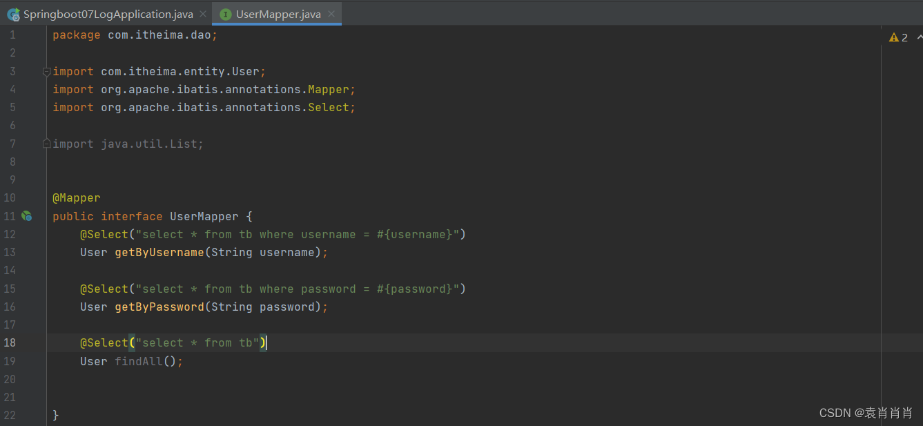 springboot扫描mapper连接数据库_springboot 扫描mapper-CSDN博客