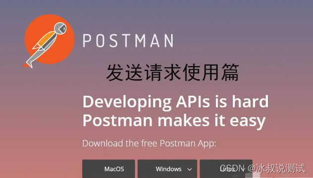 postman基础使用 —— 发送请求_postman自动发送请求-CSDN博客