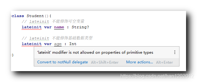 【Kotlin】变量简介 ( 可空类型 | lateinit | 初始化判定 | 非空类型 | !! 与 ? 修饰符 | ?= ?. ?: 运算符 | 抽象属性变量)_kotlin ?=-CSDN博客