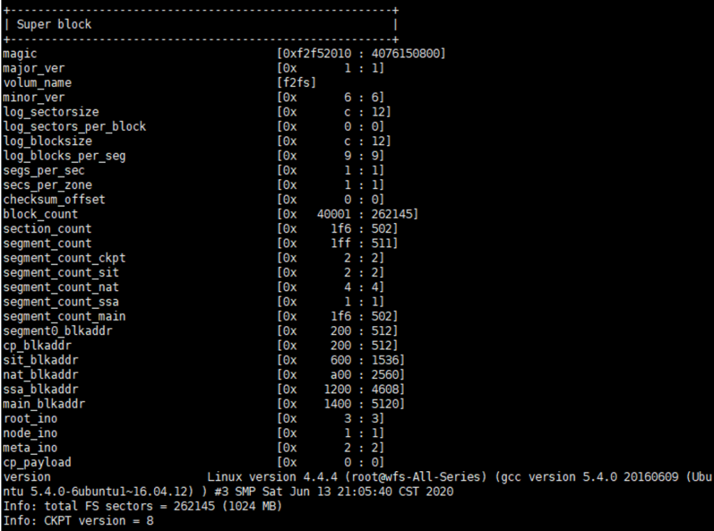 dump.f2fs 查看f2fs文件系统布局结构-CSDN博客