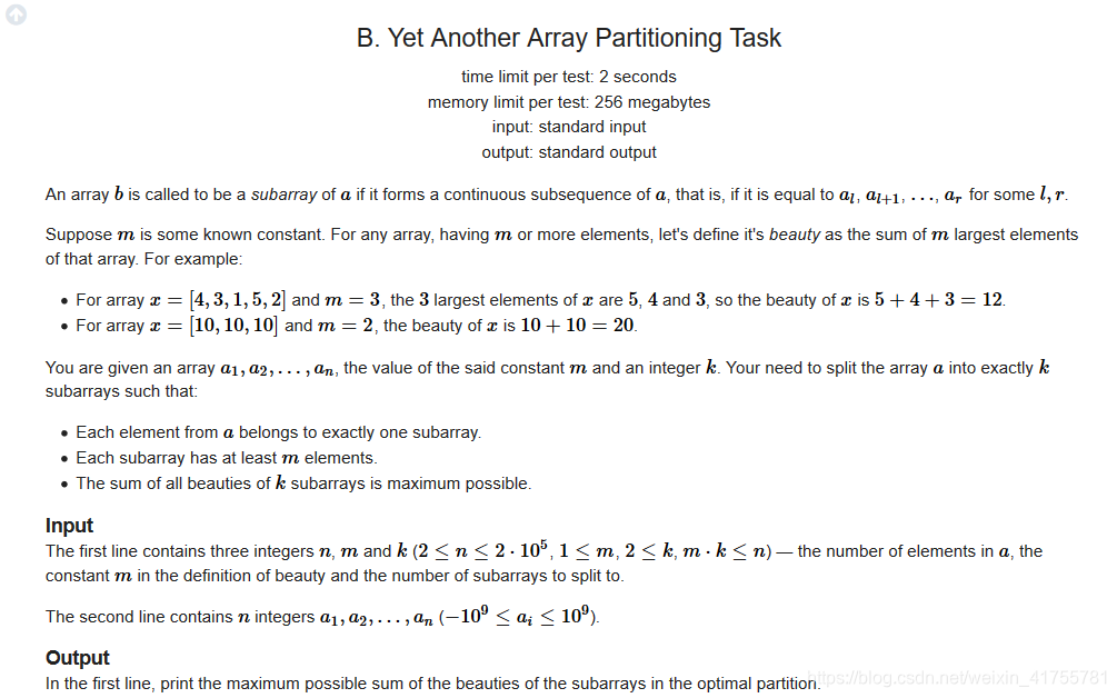 B. Yet Another Array Partitioning Task_b. yet another array ...