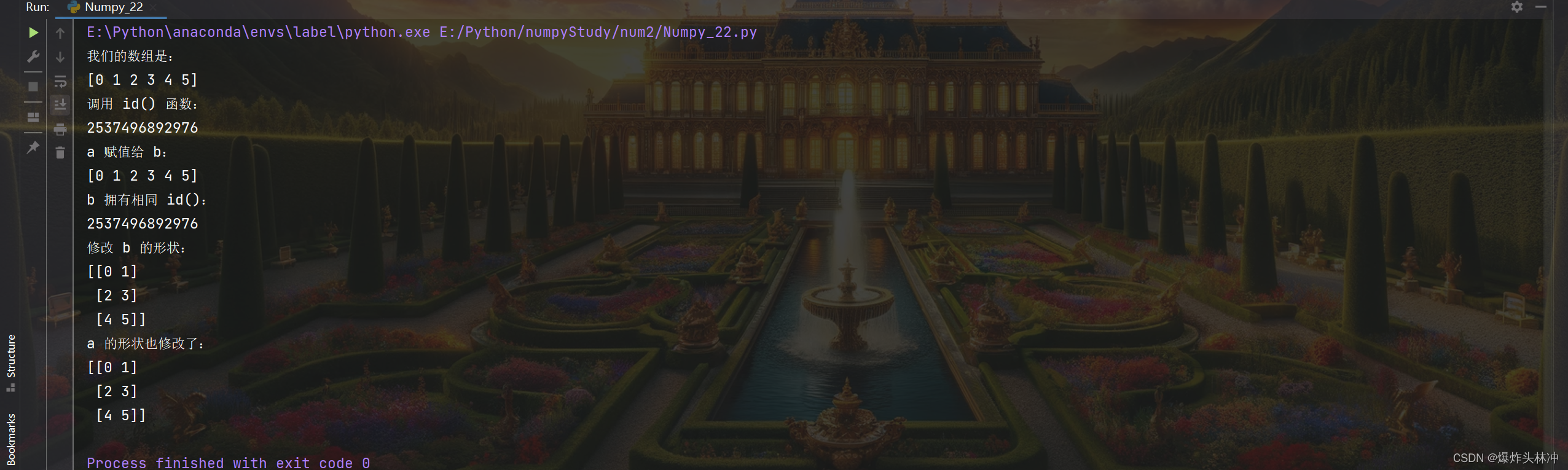 Numpy方法总结（四）_numpy view-CSDN博客