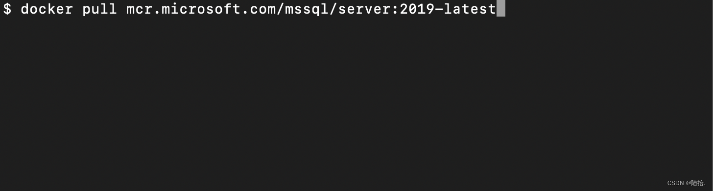 Mac利用docker安装sql Server并使用navicat可视化控制数据库 Mac Docker 安装sqlserver Csdn博客