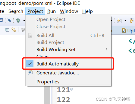 Eclipse 工具上Springboot + devtools 热部署 的简单使用_eclipse 项目名称后面的 devtools-CSDN博客