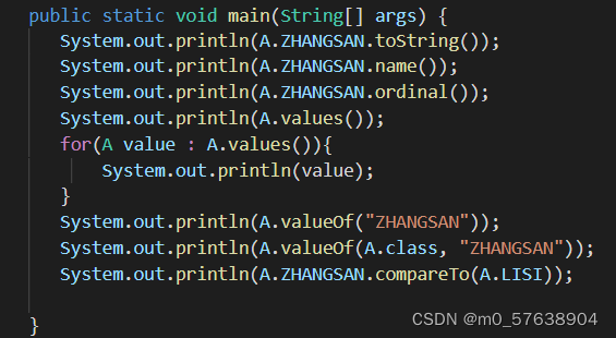 java枚举类enum--Java笔记_java enum.values() 获取到的是对象地址-CSDN博客