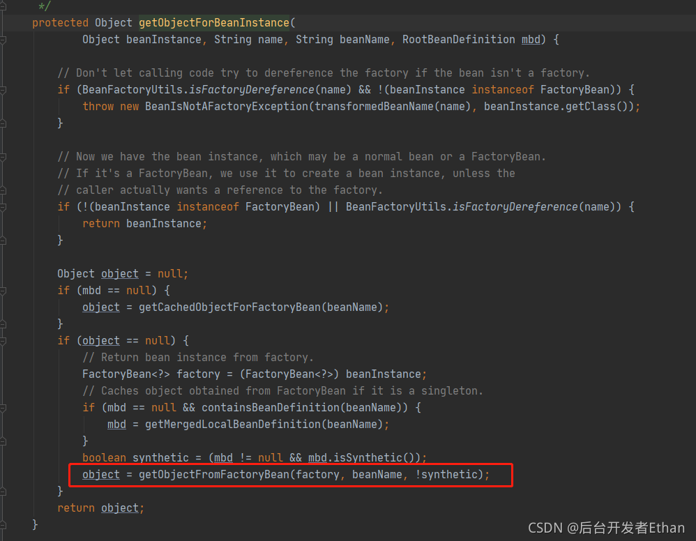 Spring FactoryBean深入解析-CSDN博客