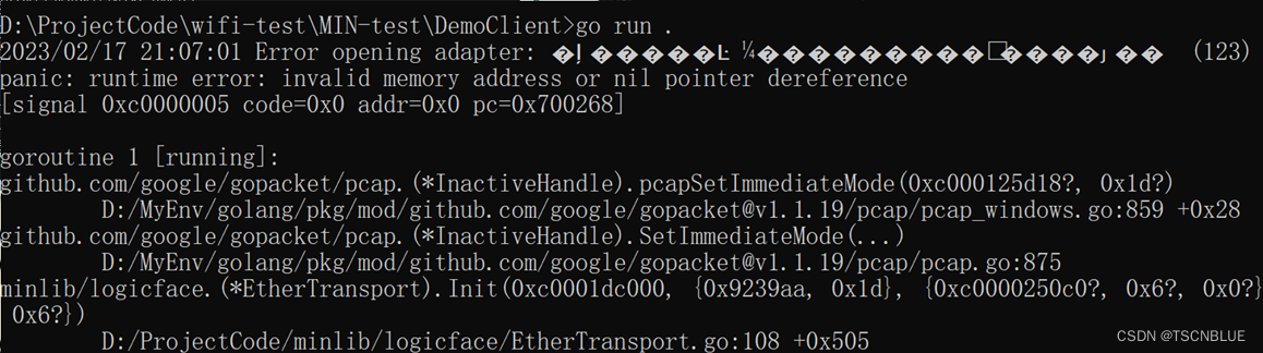 gopacket在Windows上获取设备信息和抓包_couldn't load wpcap.dll-CSDN博客