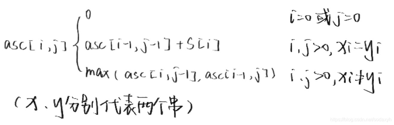 【leetcode 算法】712 两个字符串的最小ascii删除和(c)i