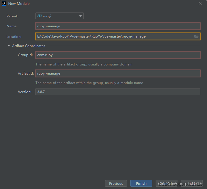 若依[RuoYi-Vue]使用（三）- 新建模块_若依新建模块-CSDN博客