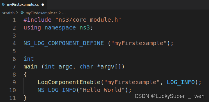 第一章 ns3-Logging(日志)系统_ns3生成日志-CSDN博客